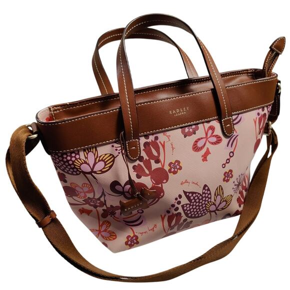 RADLEY LONDON | Bags | Radley London Heritage Flower Ziptop Crossbody ...
